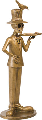 Outdoor Safe Dapper Skeleton Butler With Tray - ShopStyle