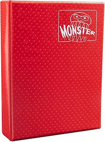 Monster Protectors Monster Mega Holofoil Red Binder XL Size Hard Cover ...