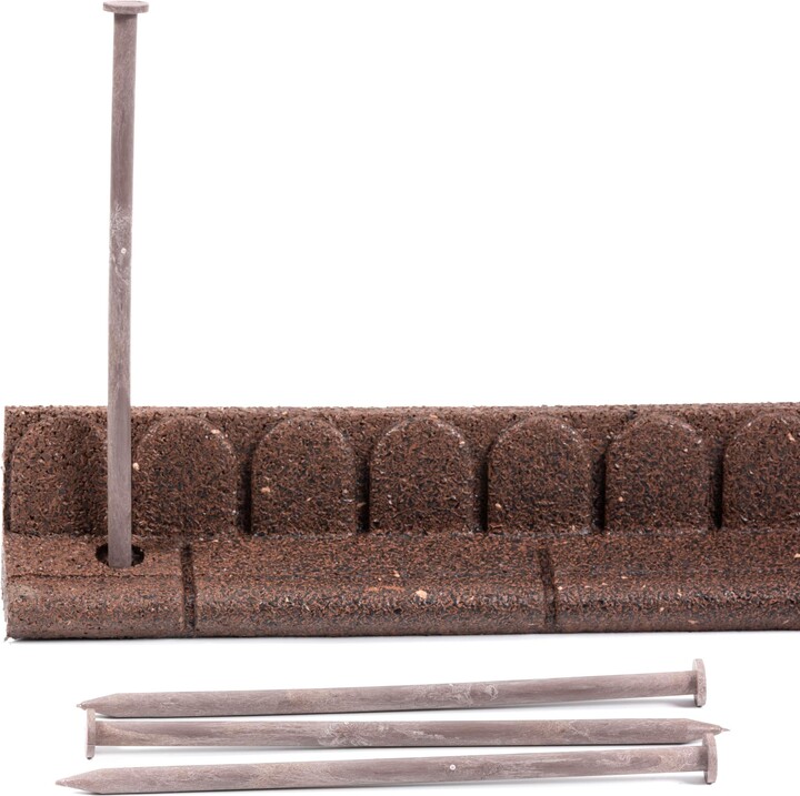 Nicoman Flexi Curve Border Scallop Flexible Edging Rubber Stone Garden ...