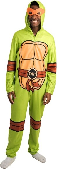 Teenage Mutant Ninja Turtles TMNT Hooded Cosplay Union Suit-Small ...