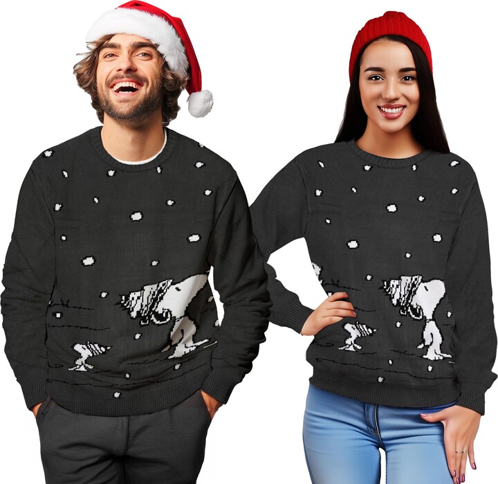 United Labels Snoopy Unisex Winter Jumper - ShopStyle Plus Knitwear