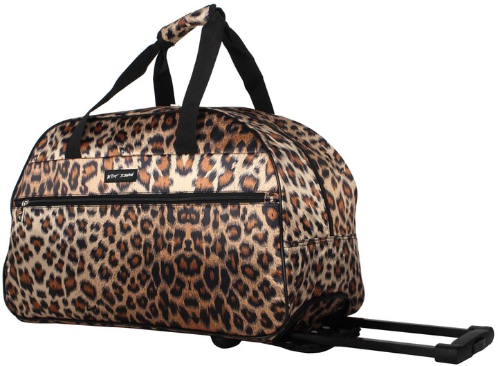 Betsey Johnson Cool Cat Wheeled Weekender - ShopStyle Tote Bags