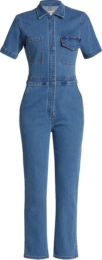 Rivet Utility Rebel Denim Jumpsuit - ShopStyle