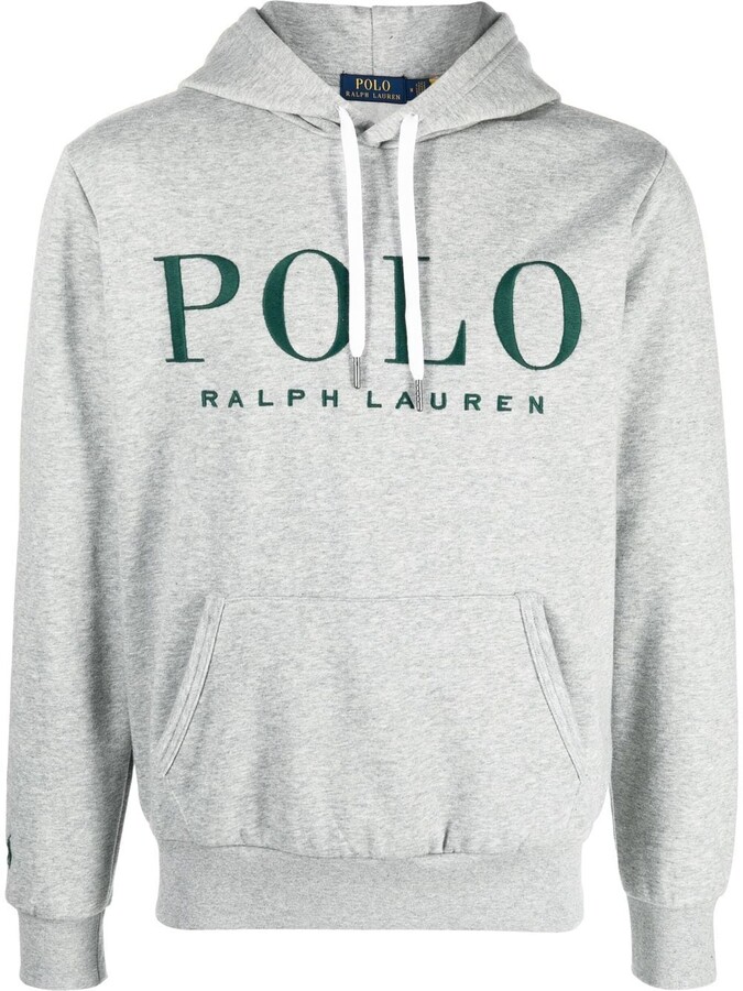 Polo Ralph Lauren Logo-Embroidered Cotton-Blend Hoodie - ShopStyle