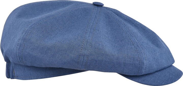 Sterkowski Rowdy Flat Cap for Men and Women | 100% Linen Newsboy Cap ...