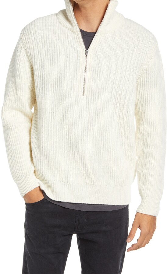 Closed Men's Wool Half Zip Sweater - ShopStyle