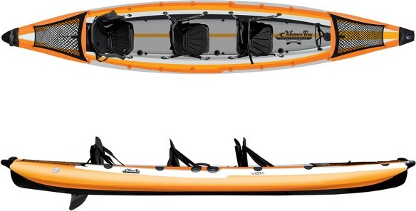 Waimea Bay Vista 16' 3-Seater Rigid Inflatable Kayak - Durable Fishing ...
