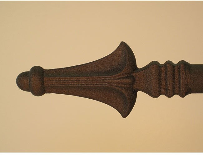 Alpine 130 to 154-inch Carbon Black Adjustable Curtain Rod - ShopStyle ...