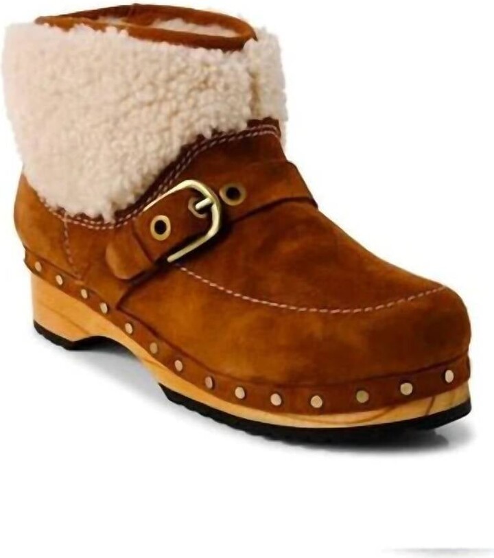 Free People Women's Oak Clog Boot In Vintage Tan - ShopStyle