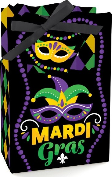 Big Dot of Happiness Colorful Mardi Gras Mask - Masquerade Party Favor ...