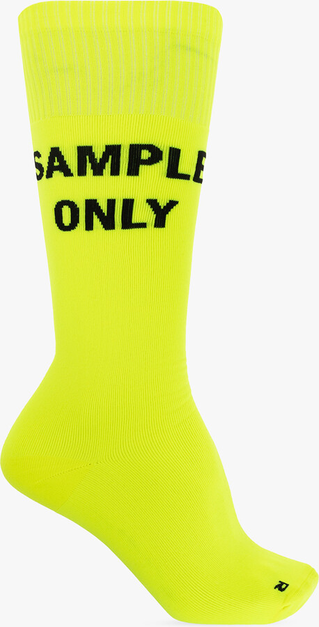 Acne Studios Long Socks - Neon - ShopStyle