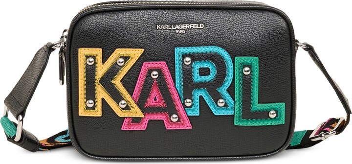 Karl Lagerfeld Paris Maybelle Double Zip Crossbody - ShopStyle Shoulder ...