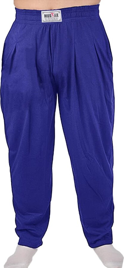 Muscle Alive Mens Gym Baggy Pants for Bodybuilding Fitness Sports ...