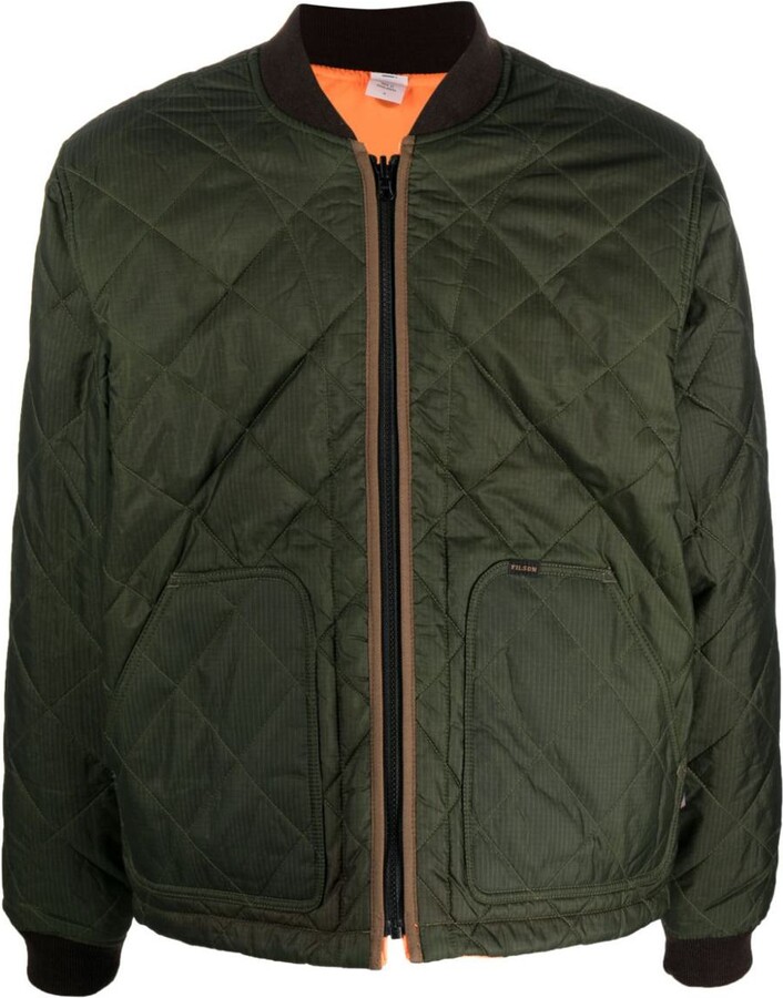 Filson Nylon quilted bomber jacket - ShopStyle