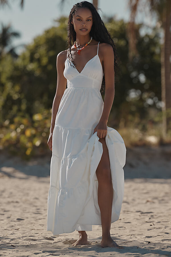L-Space Laina Tiered Cotton Maxi Dress - ShopStyle