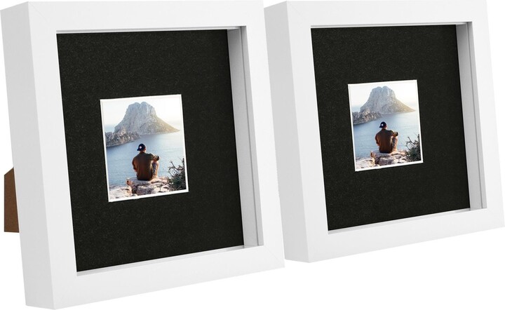 Nicola Spring 6x6" White 3D Box Photo Frame 2x2" - ShopStyle
