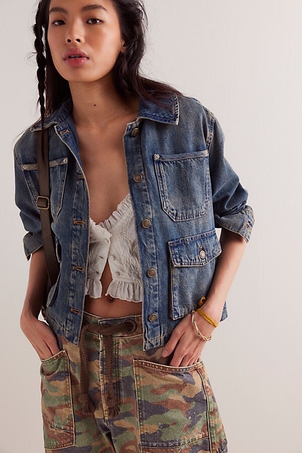 Free People We The Free Dani Denim Jacket - ShopStyle