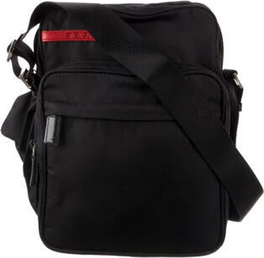 Prada Linea Rossa Nylon Crossbody Bag - ShopStyle