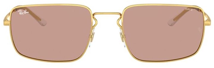 Ray-Ban RB3669 Rectangular Frame Sunglasses - ShopStyle