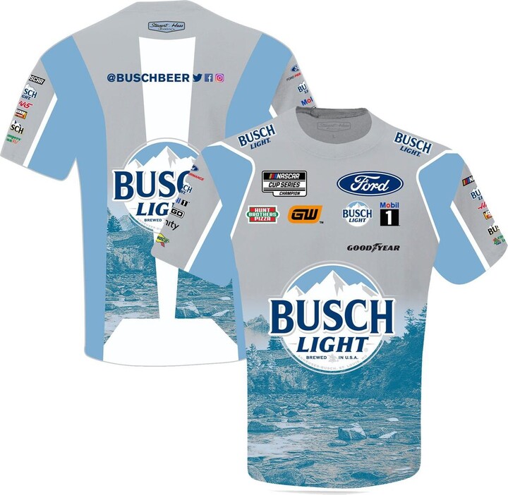 Men's Stewart-Haas Racing Team Collection White Kevin Harvick Busch ...