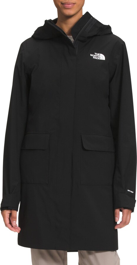 The North Face City Breeze Waterproof & Windproof Recycled Polyester Rain Parka - ShopStyle Coats