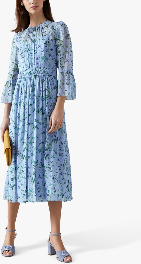 LK Bennett Coddington Floral Print Silk Dress - ShopStyle