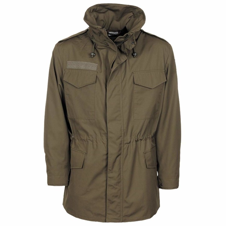 Viz Uk Wear viz-uk wear Genuine Austrian Army M65 Rain Jacket Olive Gore-Tex Lined Waterproof ...
