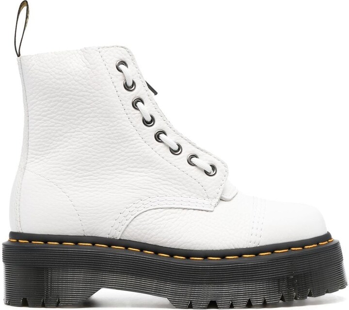 Dr. Martens Sinclair platform boots - ShopStyle Lace up Booties