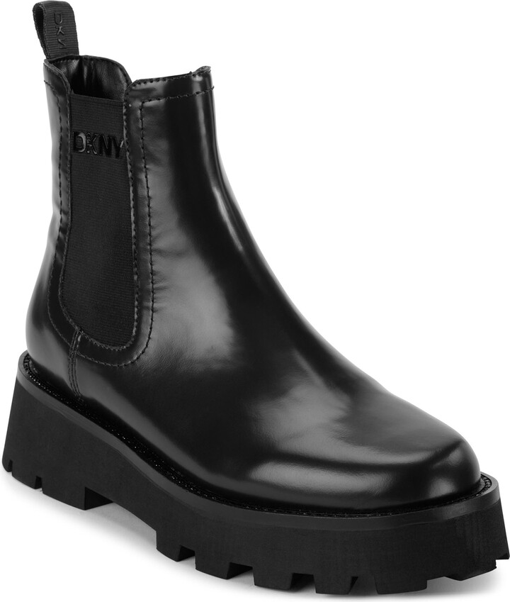 DKNY Senni Lug Sole Chelsea Boot - ShopStyle
