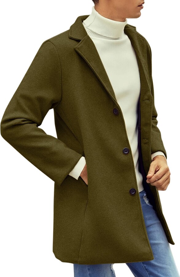 Generic Winter Jacket For Men Trench Coat Men - ShopStyle