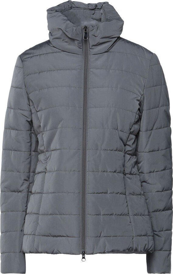 Geox Down Jacket Grey - ShopStyle