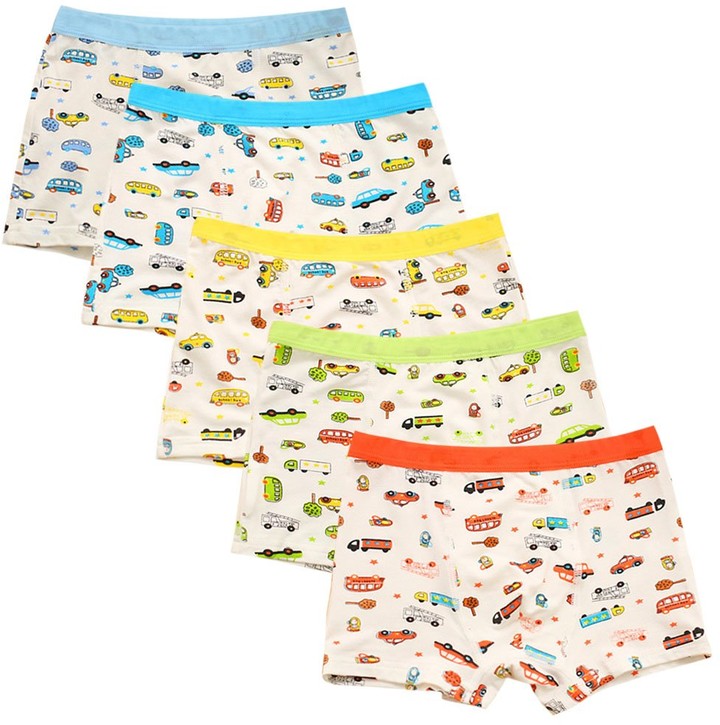 De feuilles Chic-Chic 5 Pack Boys' Cute Cartoon Underwear Knickers ...