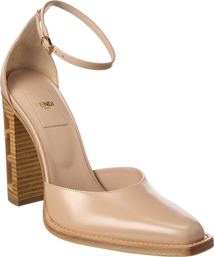 Fendi Cut Leather Pump - ShopStyle