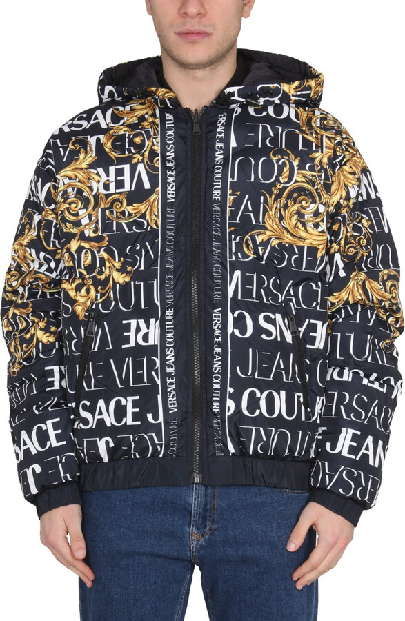Versace Jeans Couture Baroque Logo Jacket - ShopStyle