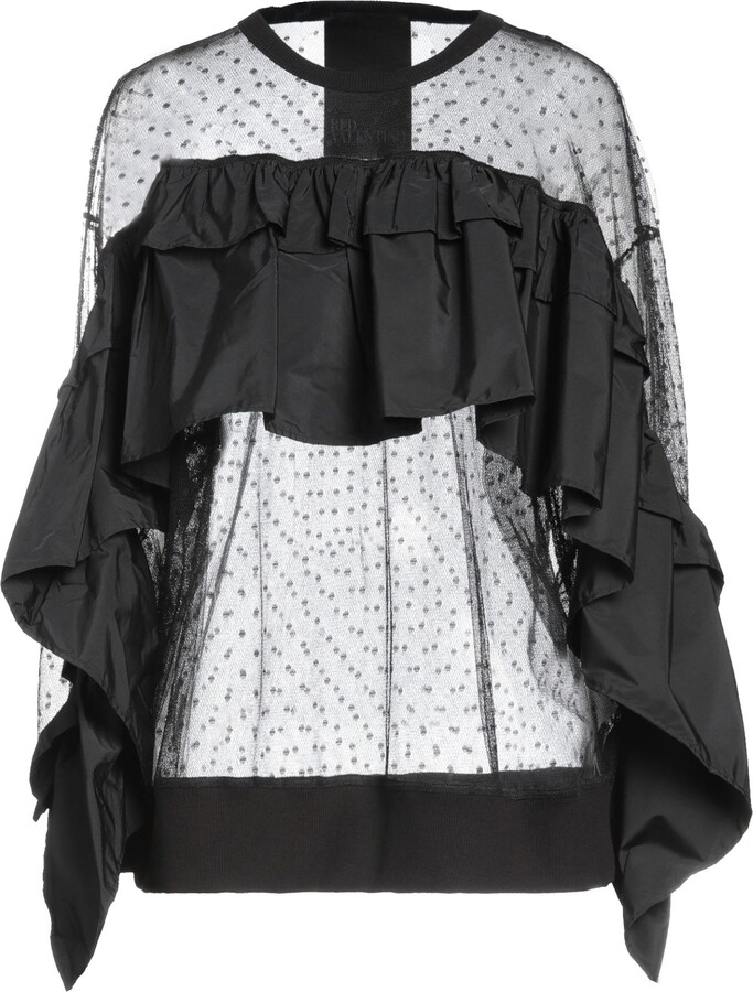 RED Valentino Top Black - ShopStyle