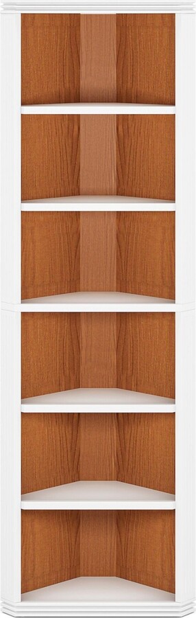 Tribesigns 7-Tier Corner Shelf, 70.87" Tall Corner Bookshelf, Modern ...