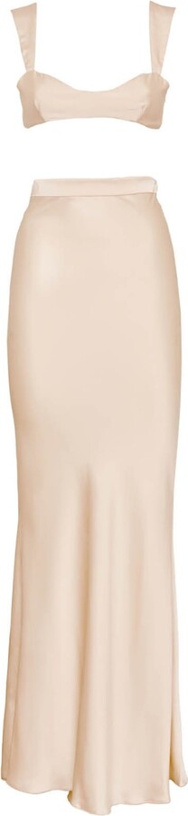 Maison Epochè Neutrals Dafne Set In Champagne - ShopStyle