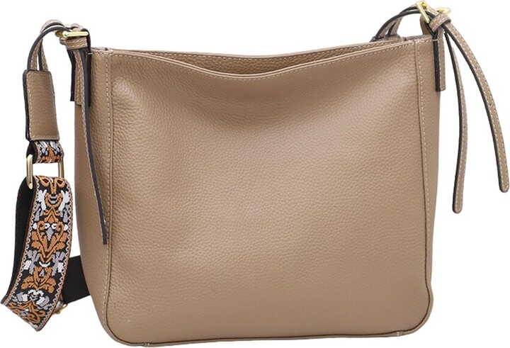Paste Leather Crossbody Bag - ShopStyle