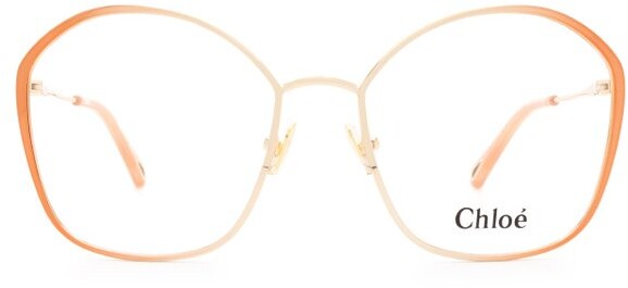 Chloé Sunglasses Pentagon Frame Glasses - ShopStyle Eyeglasses