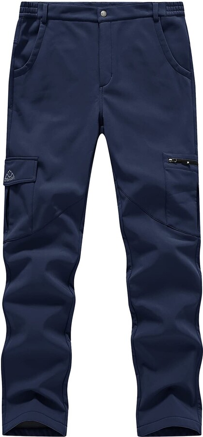 YSENTO Womens Waterproof Walking Hiking Fleece Lined Trousers Winter ...