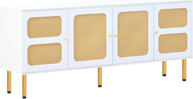 Bay Isle Home Ahsoka Wicker Rattan Tv Stands Rattan Sideboard Rattan ...