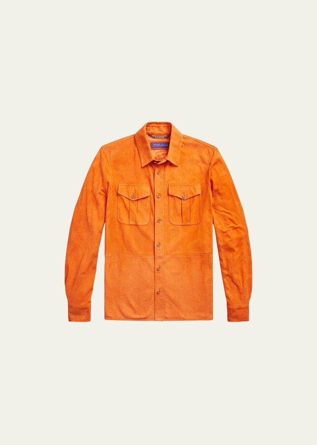 Ralph Lauren Purple Label Men's Barron Suede Jacket - ShopStyle