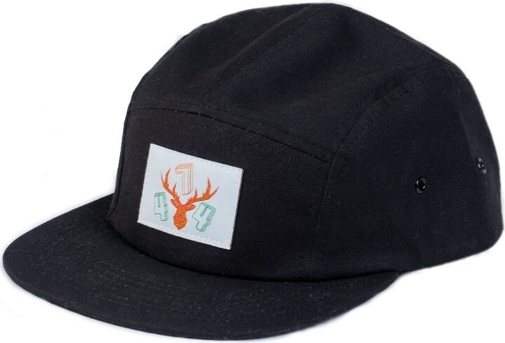 474 Co Men's 474 X Jagermeister Stag Head Box Logo 5 Panel Hat – Black ...
