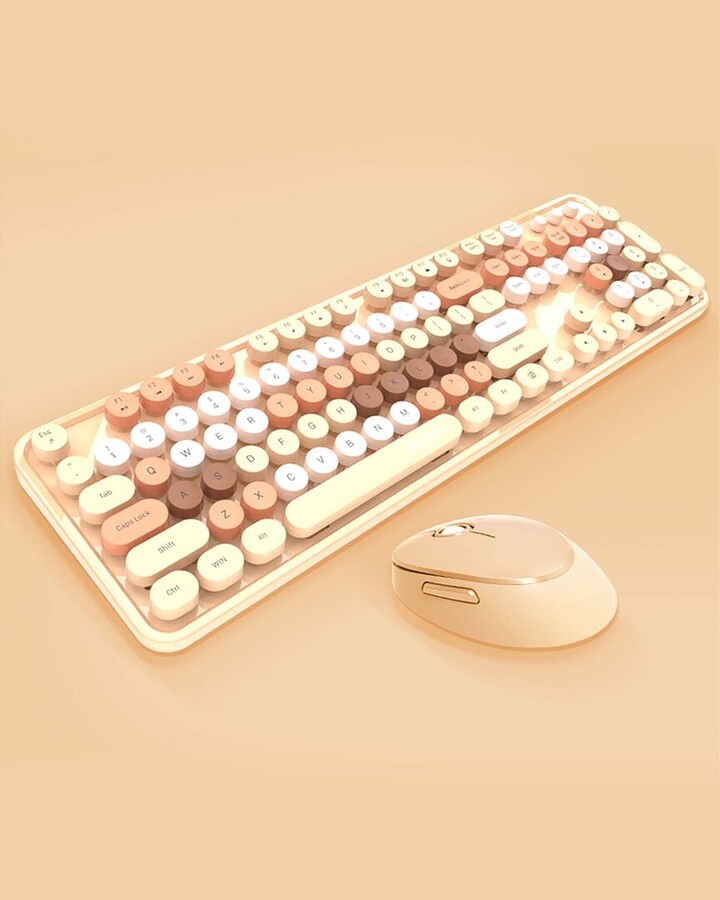 3P Experts Retro Beige Keyboard And Mouse Combo - ShopStyle Artwork