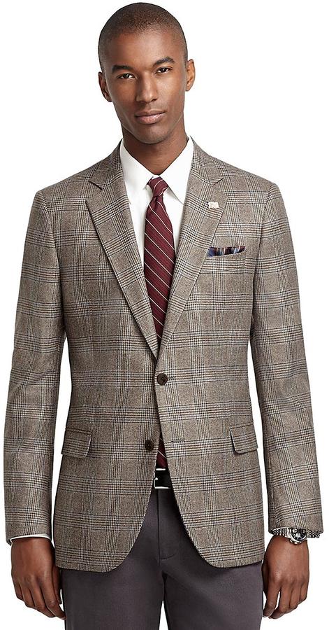 Brooks Brothers Fitzgerald Fit Plaid Deco Sport Coat - ShopStyle