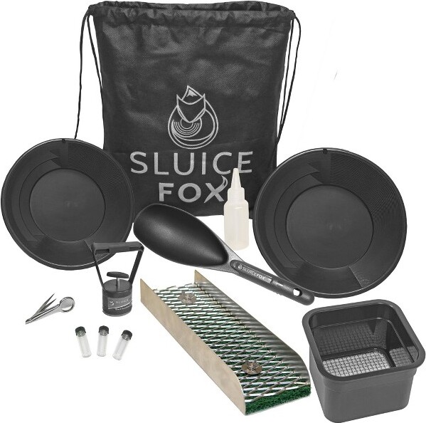 Sluice Fox Backpack gold panning kit with mini sluice box - Miners moss ...