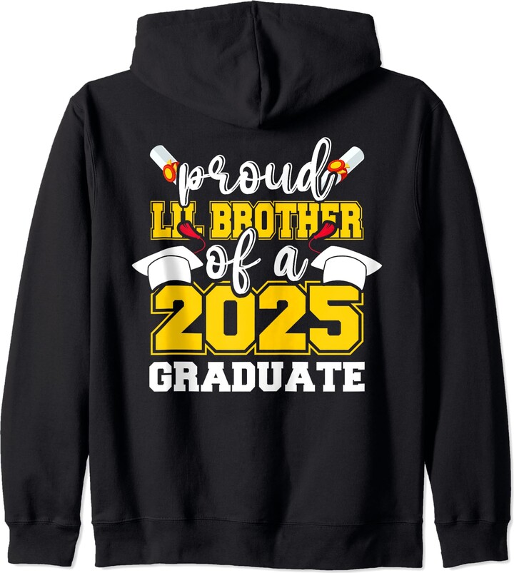 Proud Family Member 2025 Graduation Gifts Tee Proud Lil Brother Of A ...