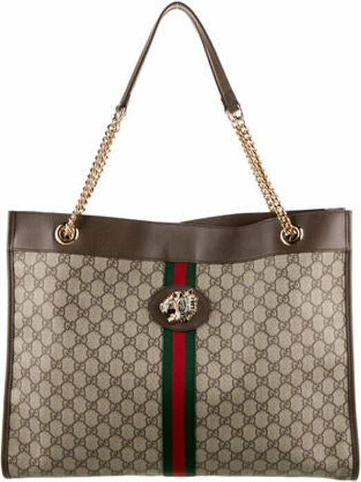 Gucci GG Supreme Large Rajah Tote - ShopStyle