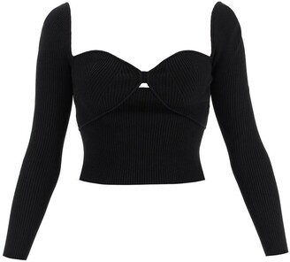 Self-Portrait Knit Rib Top - ShopStyle