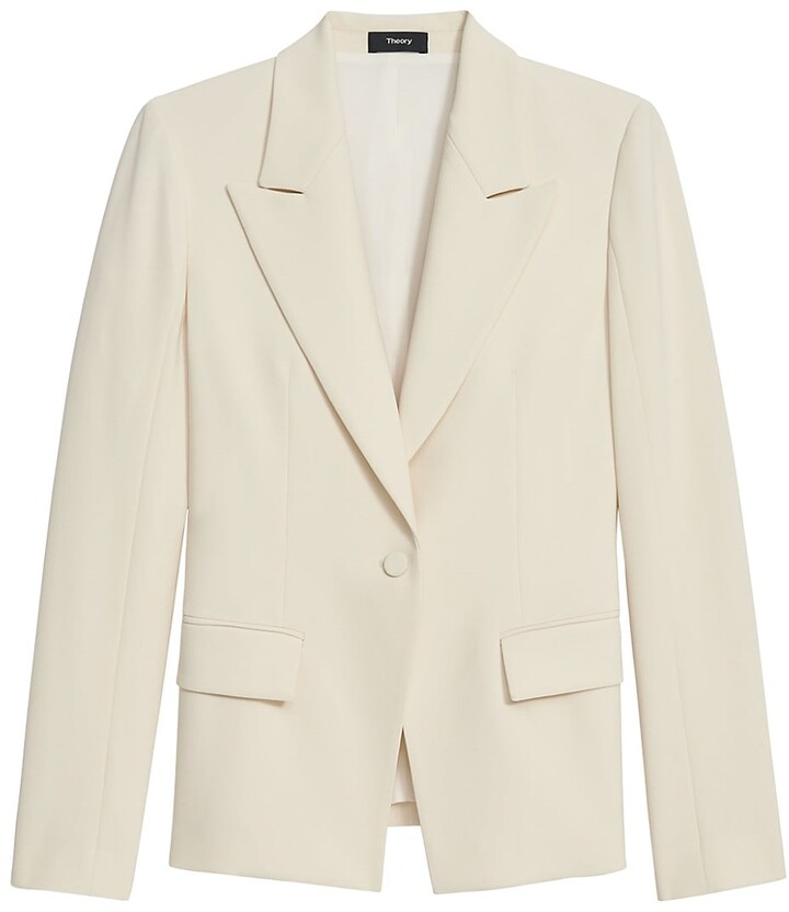 Theory Angled Blazer - ShopStyle